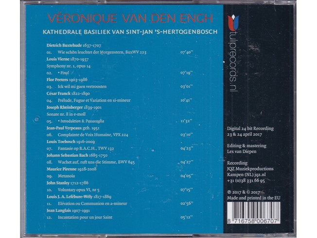 Illuster Veronique Van Den Engh Bespeelt Het Orgel Va